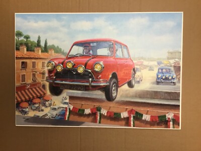 Tony Smith limited Edition print ITALIAN JOB-GOING FOR GOLD CANVAS. No ...