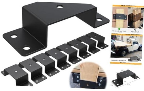 Pcs Trailer Stake Pocket Bracket for 2'' x 4'' Lumber Heavy Duty ...
