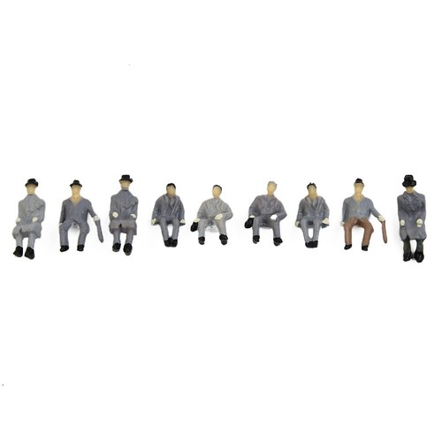 90Pcs HO Scale ALL Seated People Sitting Figures Passengers Different ...