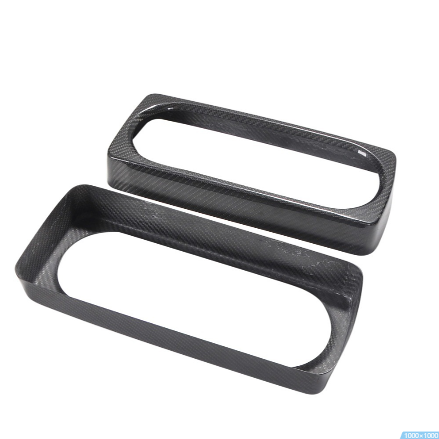DRY CARBON Rear Tail Light Cover Trims For Benz G Class W463 G500 G550 ...