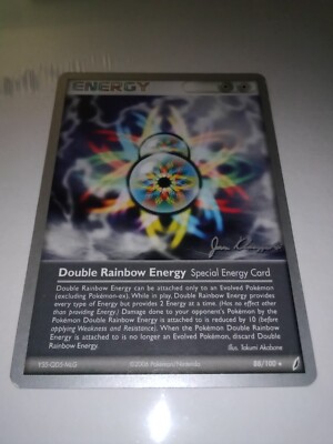 Pokémon Double Rainbow Energy Card 2006 Crystal Guardians 88/100 Rare ...