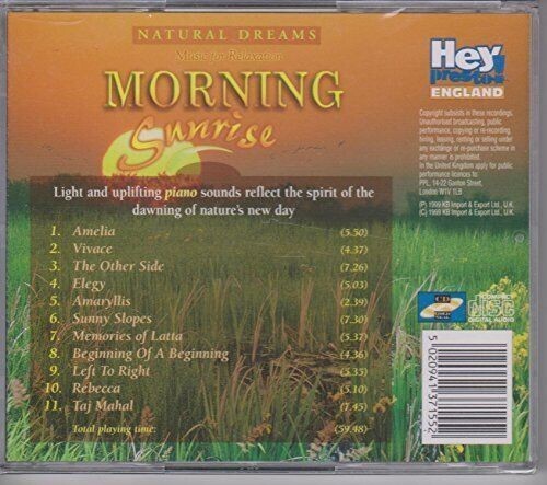 Morning Sunrise - Natural Dreams - Music for Relaxation CD Brand New ...