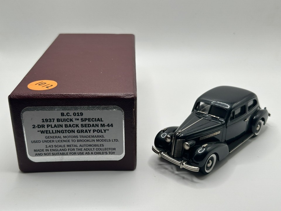 Brooklin BC 019 Buick Collection; Special 2 Door Plain Back M-44 Gray ...