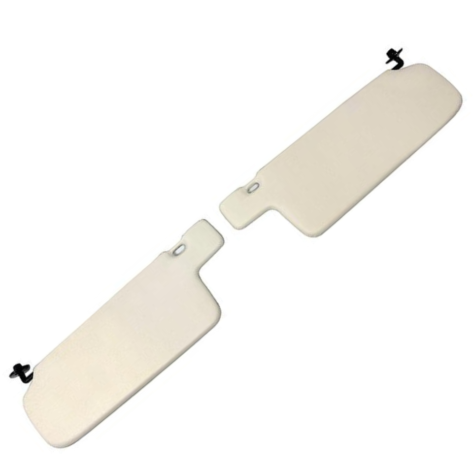 Sunvisor GOLF 1 JETTA 1 RABBIT MK1 Black/ Cream Sun Visors kit. Fit for ...