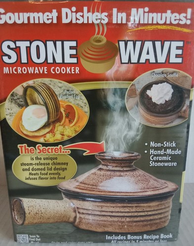TeleBrands 7370 Stone Wave Microwave Cooker as seen on TV - Brand new ...