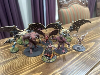 Demon & Devil Miniatures - 3D Printed - Painted - Tabletop - D&D | eBay