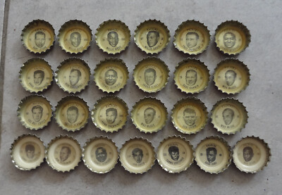 1964-66 TAB FRESCA Coke GREEN BAY PACKERS Bottle Caps Lot Of 25 Starr ...