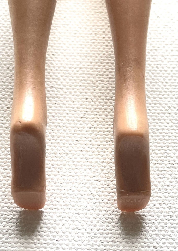 VINTAGE 1964/66 #860 Midge Barbie Body ONLY Straight Legs Japan Pat ...