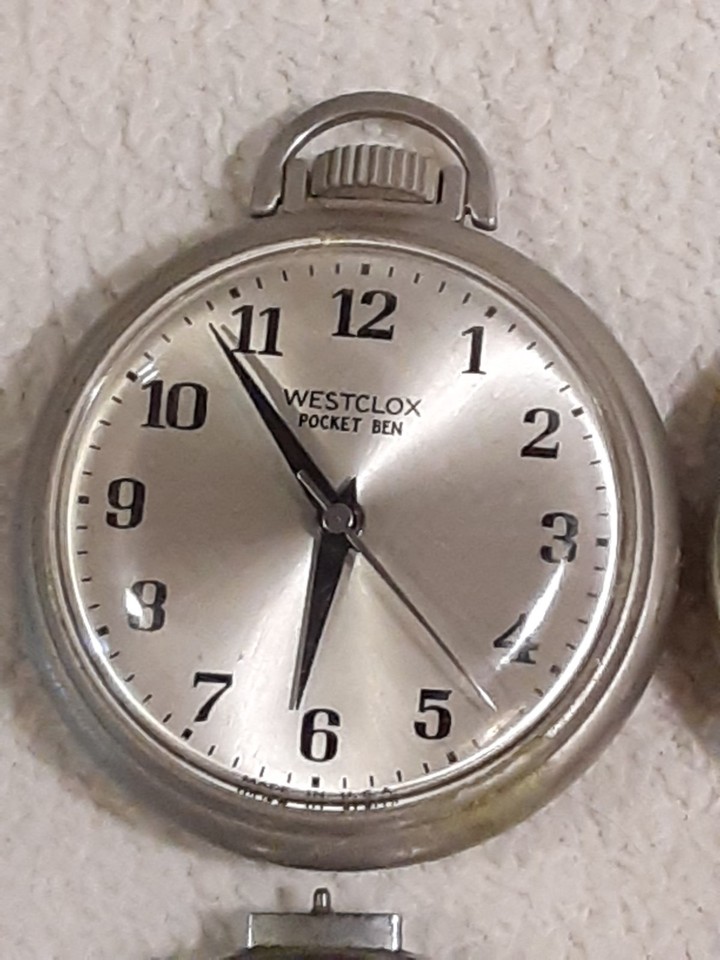 Lot of Vintage Pocket Watches Eagle,West Clox,Scotty, Pocket Ben for ...