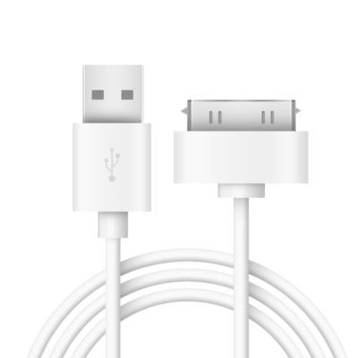 100% Genuine Apple iPhone iPad iPod 30 Pin to USB Charger Charging ...