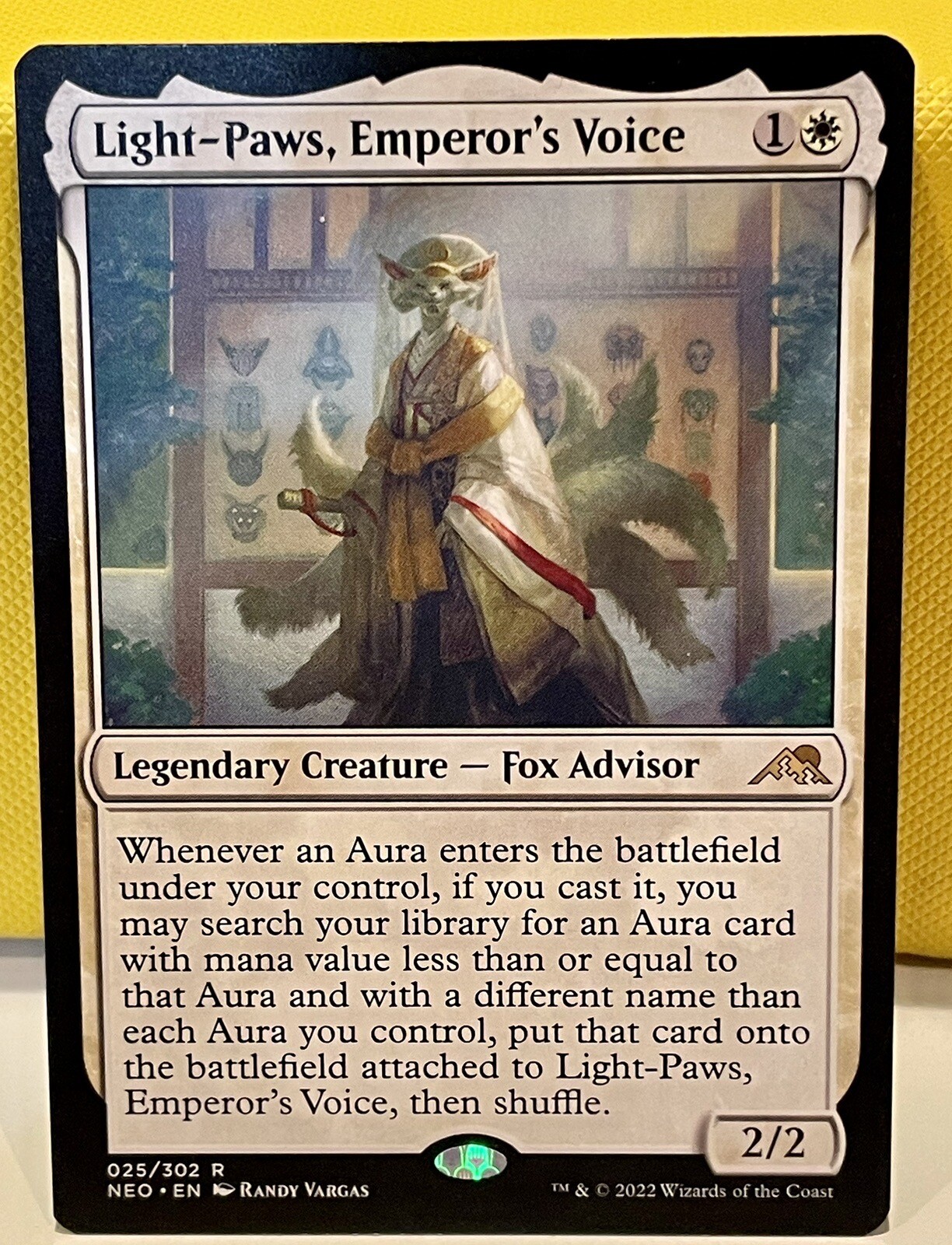 Light-Paws, Emperor's Voice Kamigawa:Neon Dynasty LP MTG | eBay