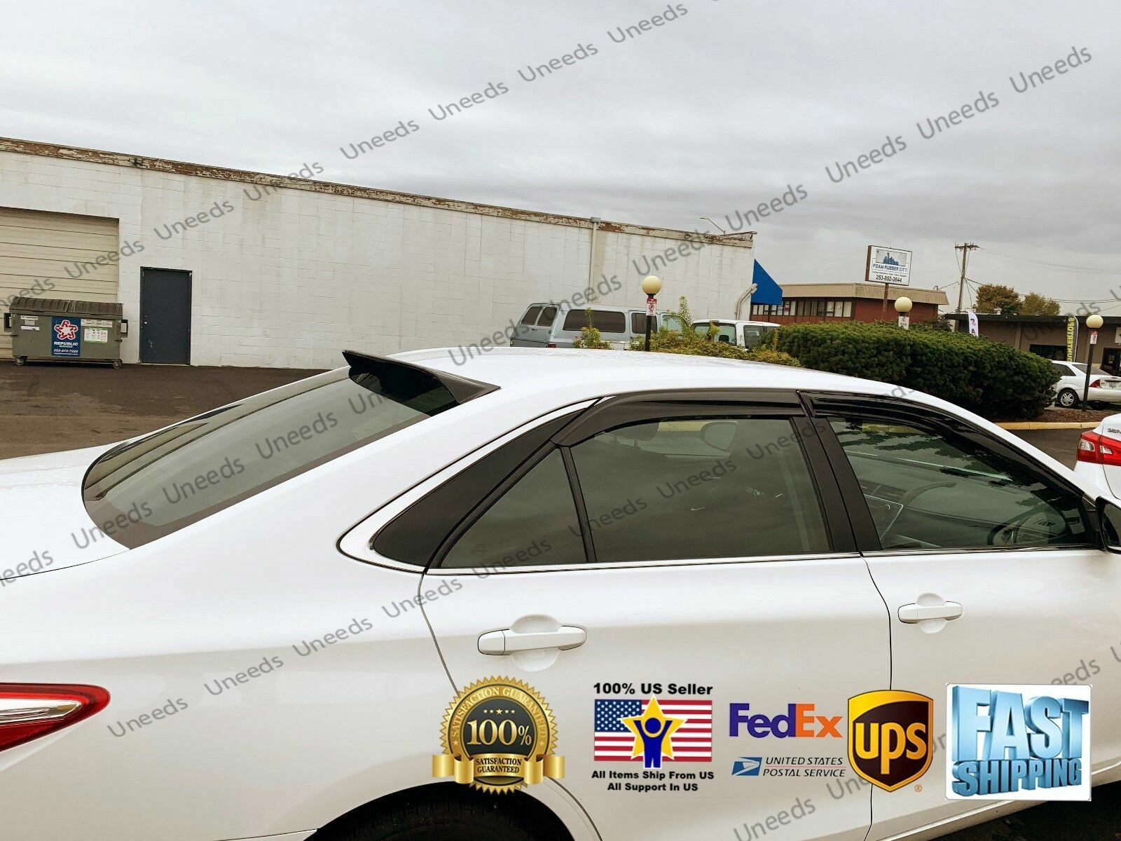 For 2012-2017 TOYOTA CAMRY WINDOW VISOR RAIN/SUN VENT & Rear Roof ...