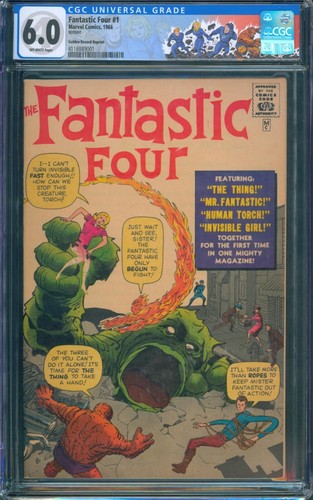 Fantastic Four #1 Golden Record Reprint (1966) ⭐ CGC 6.0 ⭐ Marvel GRR ...