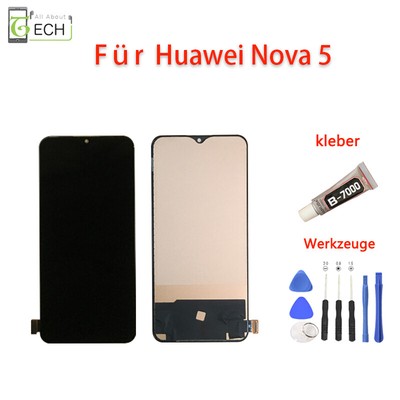 Für Huawei Nova 5 LCD Display Touch Screen Digitizer SEA-AL10 SEA-TL10 ...
