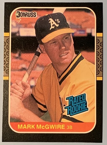 1987 Donruss Mark McGwire Rated Rookie Card #46 | eBay
