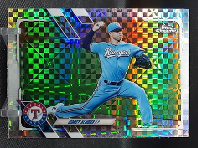 COREY KLUBER 2021 TOPPS CHROME XFRACTOR RANGERS G1 | eBay