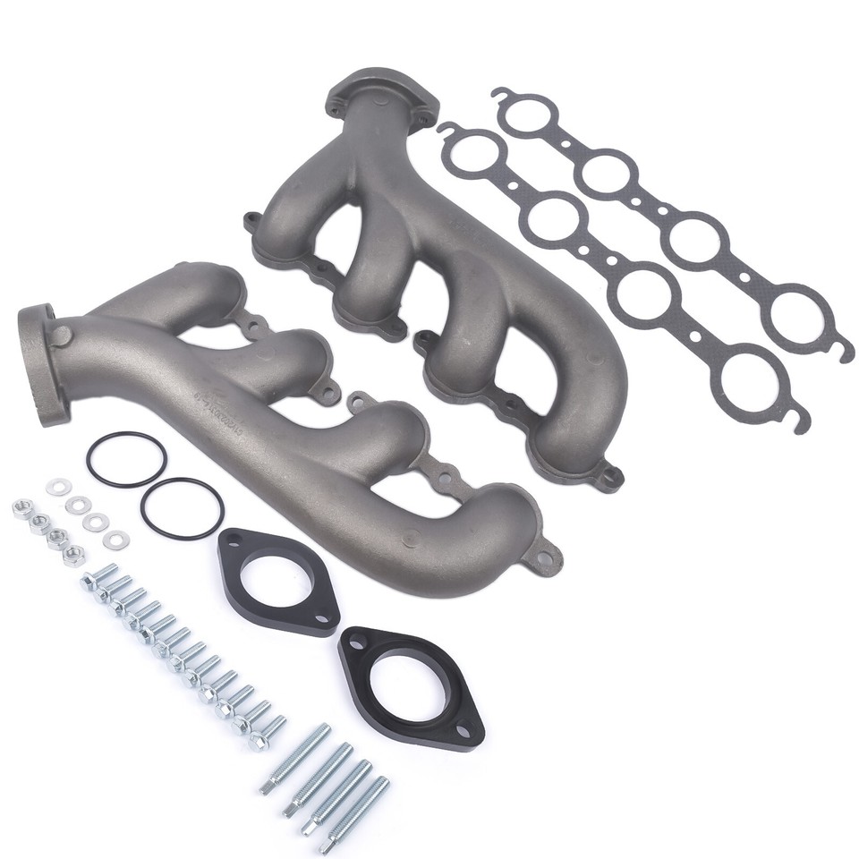 LS Swap Cast Iron Manifold Sets for Chevy Corvette Camaro LS1 LS2 LS3 ...