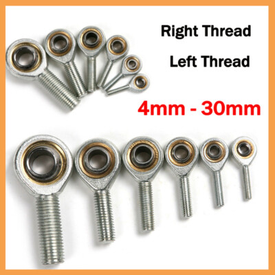 Male Tie Rod End 4mm -30mm Bearing Right / Left Thread Link Heim Joint ...
