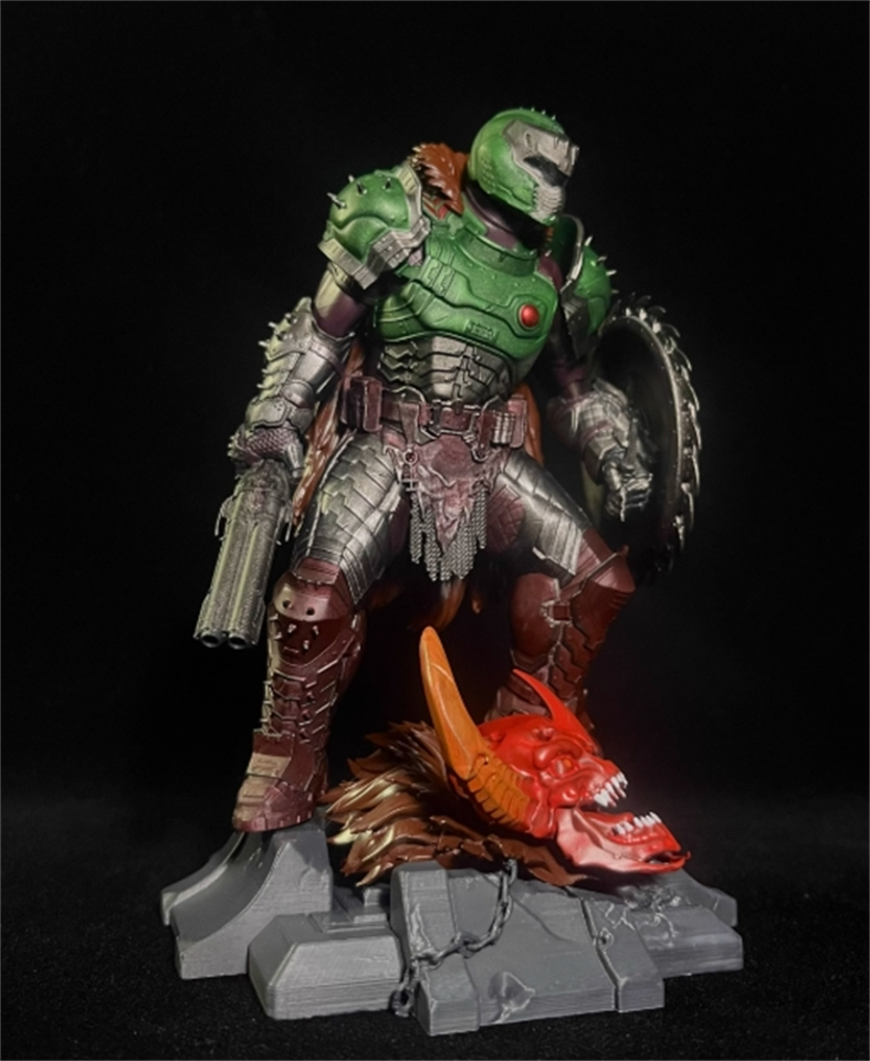 Hot Selling! Doom Eternal Slayer GK Resin Figure Model Statue Birthday ...