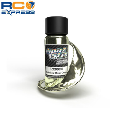 Spaz Stix White Gold Mirror Chrome Airbrush Ready Paint 2oz Bottle ...