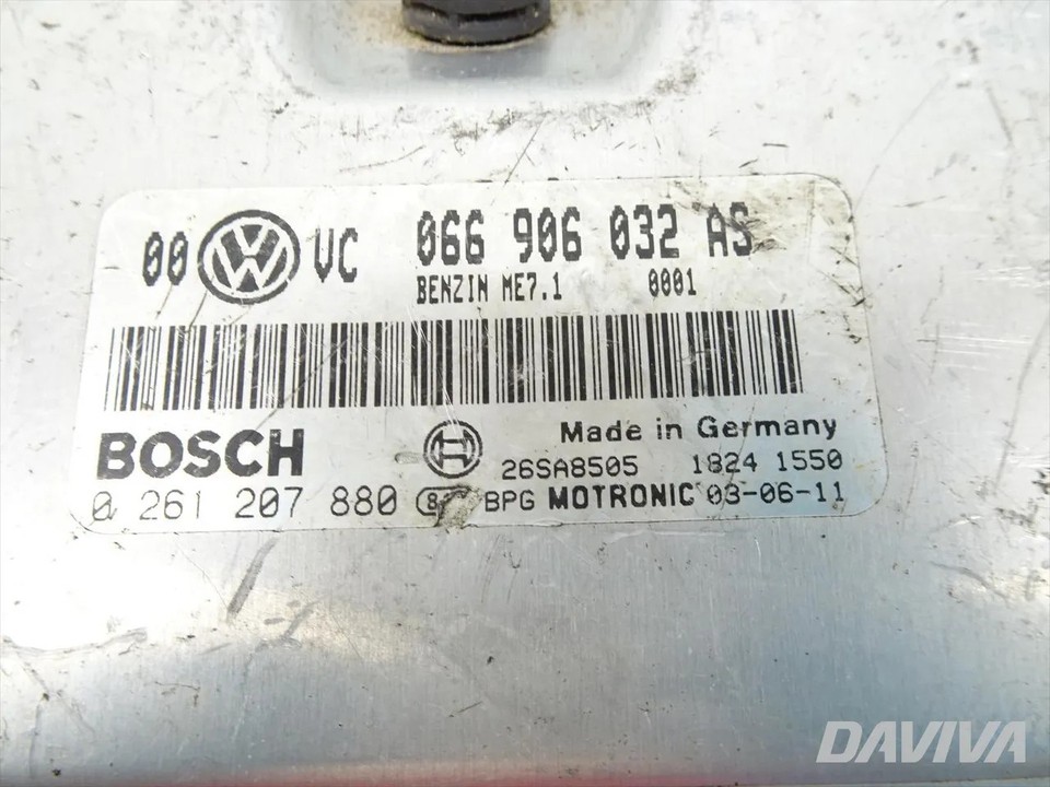 2004 VW Passat 2.3 V5 Petrol Engine Control Module Unit 066906032AS ...