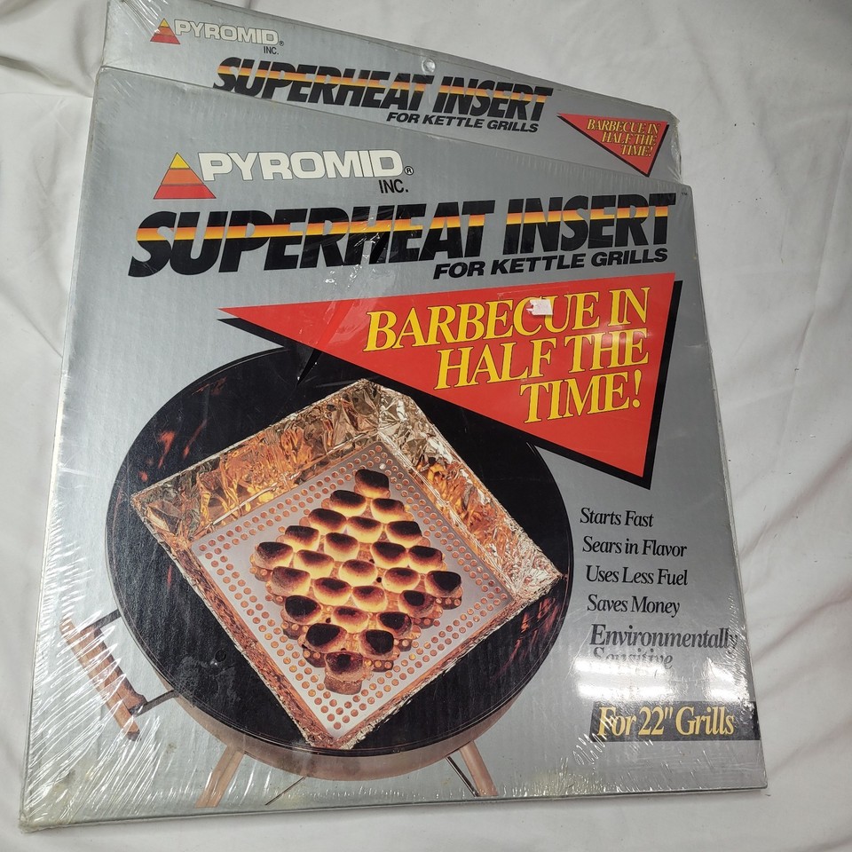 Pyromid Superheat Insert For Kettle Grill Barbeque 22" | eBay