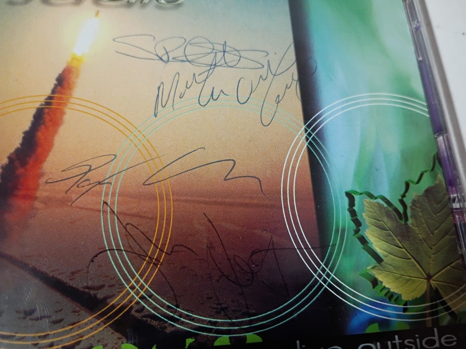 SIGNED Jadis Alive Outside CD, 2001 (Autographed By The Entire Band ...