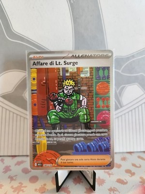 Affare di Lt. Surge Special Illustration Rare Megaevoluzioni MEG 185/ ...