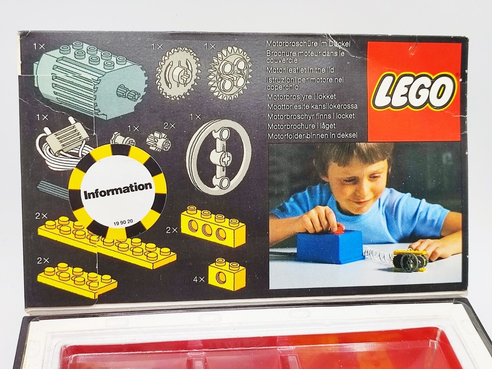1979 FACTORY SEALED LEGO VINTAGE TECHNIC - SET 880 12v MOTOR - RARE - 2 ...