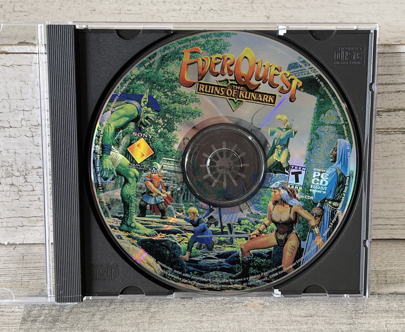 Lot of 2 EverQuest CDs Runes of Kunark PC Games with Aacount Key Codes ...