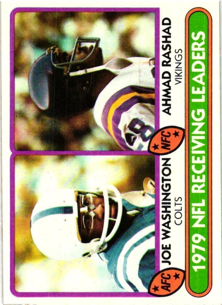 1979 NFL RECEIVING LEADERS 1980 Topps Football #332 $1 Items MUST Buy 2 ...