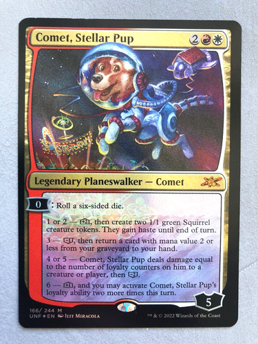 Mtg Carte Magic Infinity Comet Stellar Pup FOIL English NM/LP | eBay