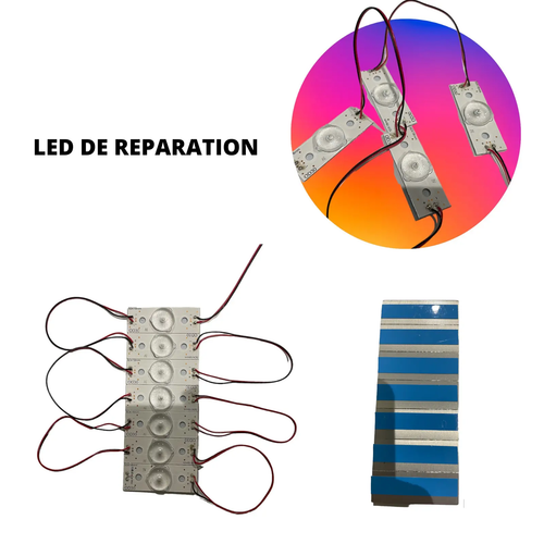 LED DE REPARATION KIT DE REPARATION POUR BANDE BARRE LED TV 7PCS X 5 ...