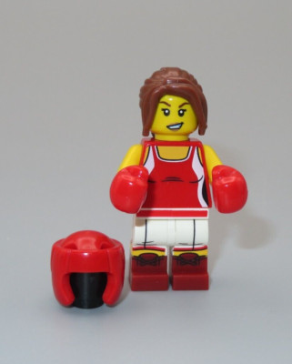 Lego Kickboxer female woman boxer minifigure Collectible series 16 CMF ...