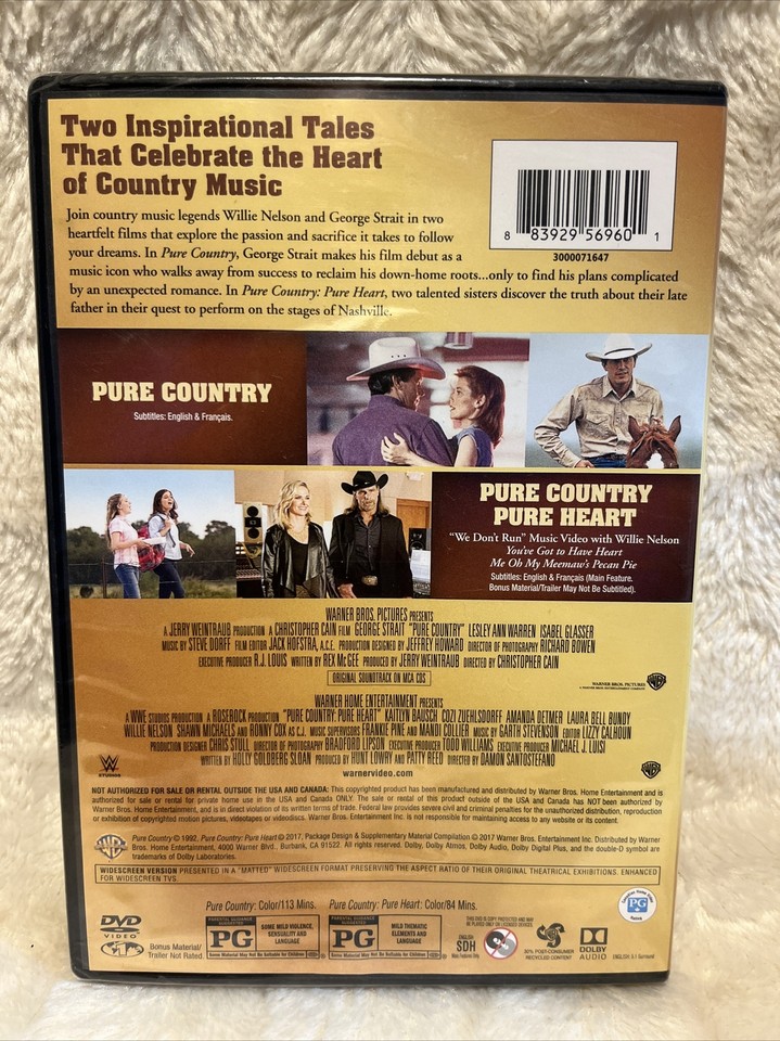 Pure Country 2-Film Collection - Pure Country Pure Heart/Pure Country ...