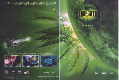 Sinistar: Unleashed Print Ad/Poster Art PC Big Box (B) | eBay