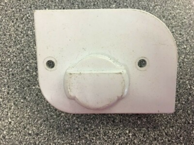 THETFORD CARAVAN MOTORHOME EXTERIOR TOILET DOOR LOCK/PUSH BUTTON COVER ...