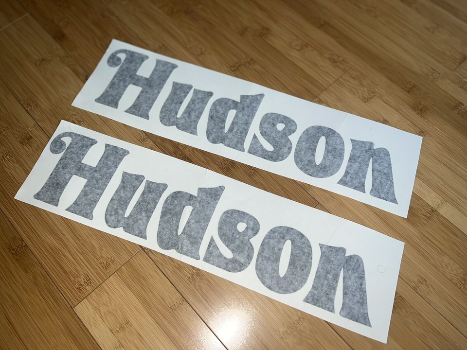 Hudson Trailers Decal Kit (Set of 2) Black Trailer 18” Replacement ...