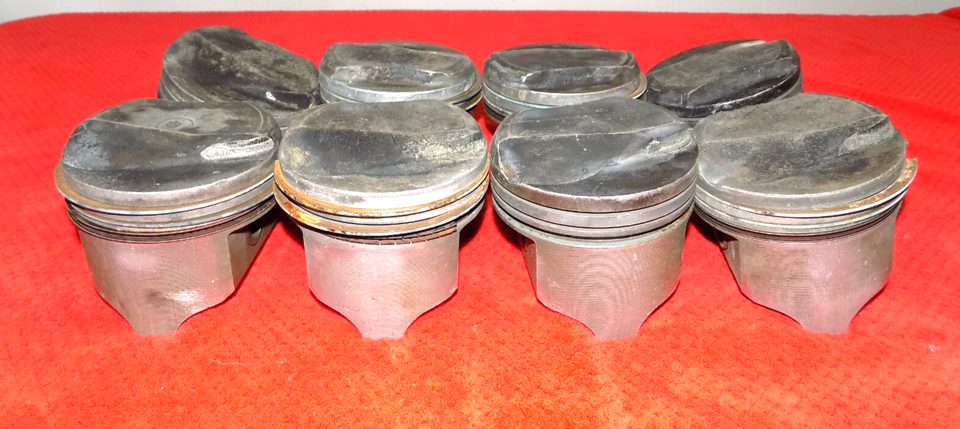 OEM TRW GM BBC L78 396 375HP STD Bore Forged Aluminum Pistons GM ...