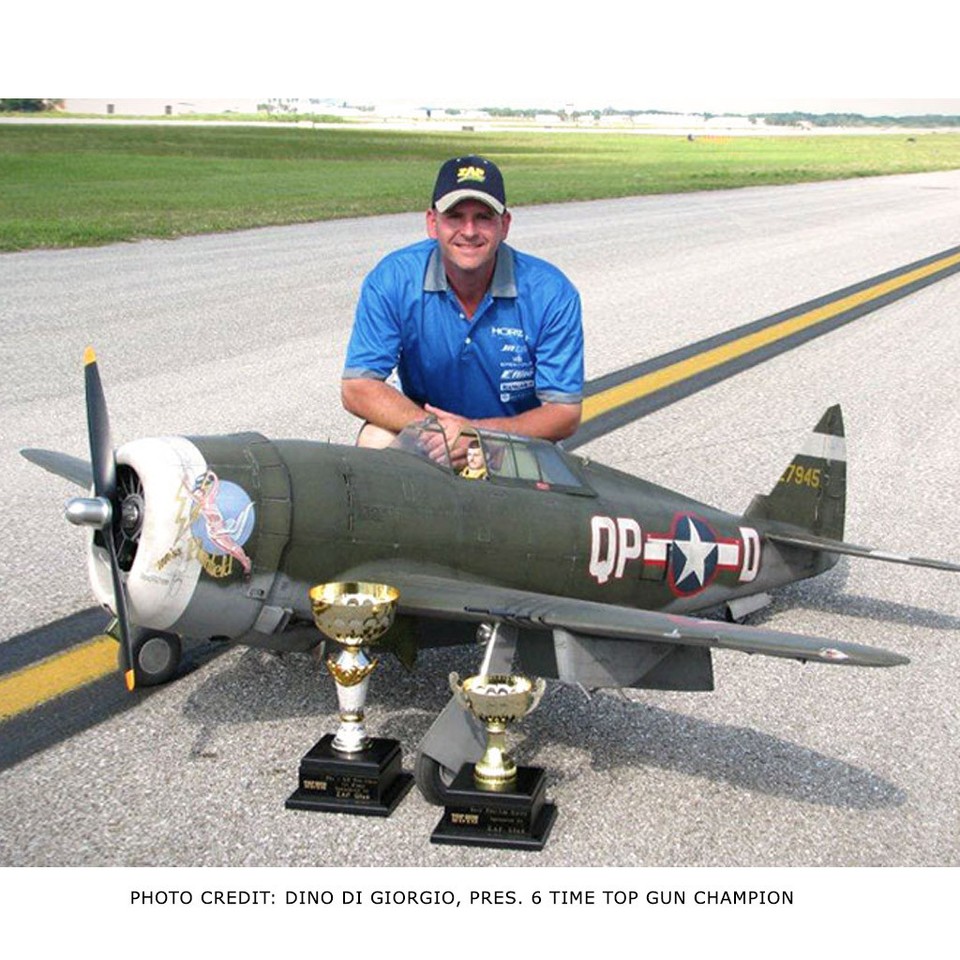 XOAR PJWWII 17x10 RC Model Airplane Propeller 17 Inch Blk Wood Warbird ...