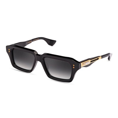 DITA DETRON DTS 459-A-01 Shiny Black Yellow Gold Grey Gradient Lens Sunglasses | eBay
