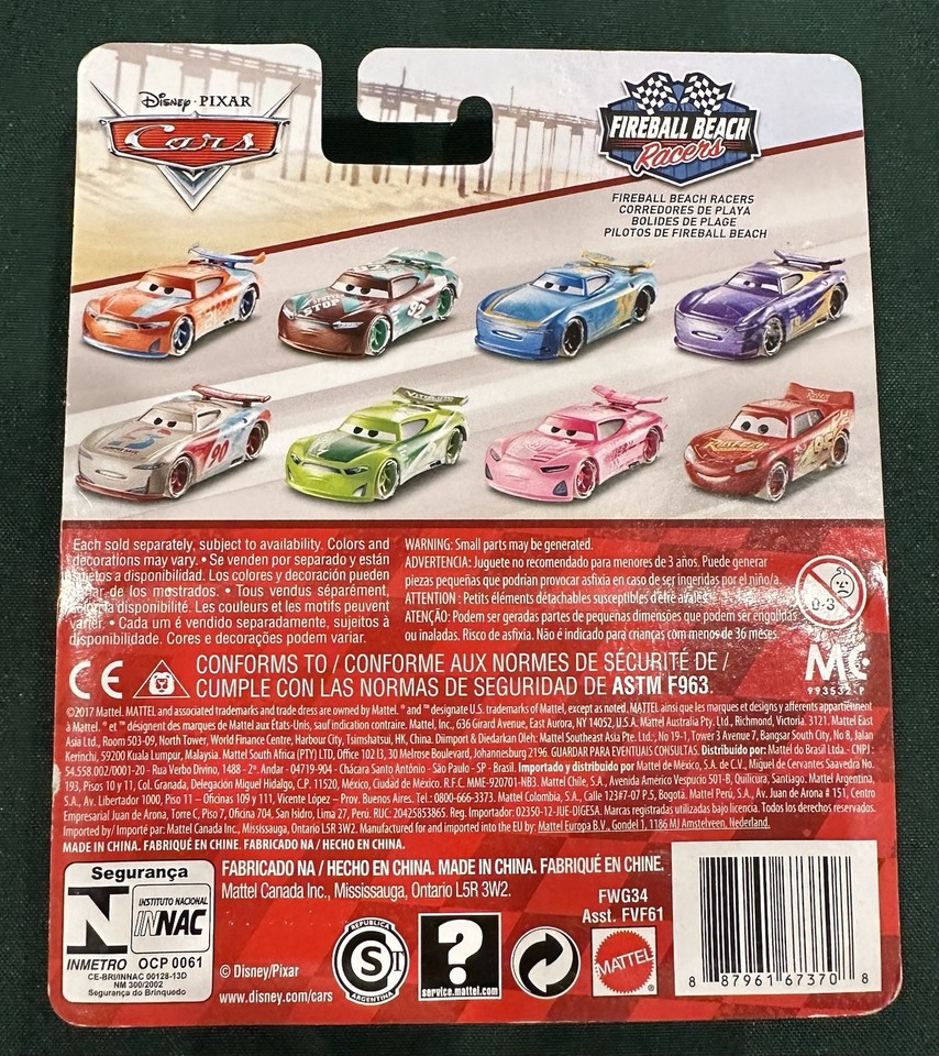 Disney Pixar CARS Fireball Beach Racers JACKSON STORM | eBay