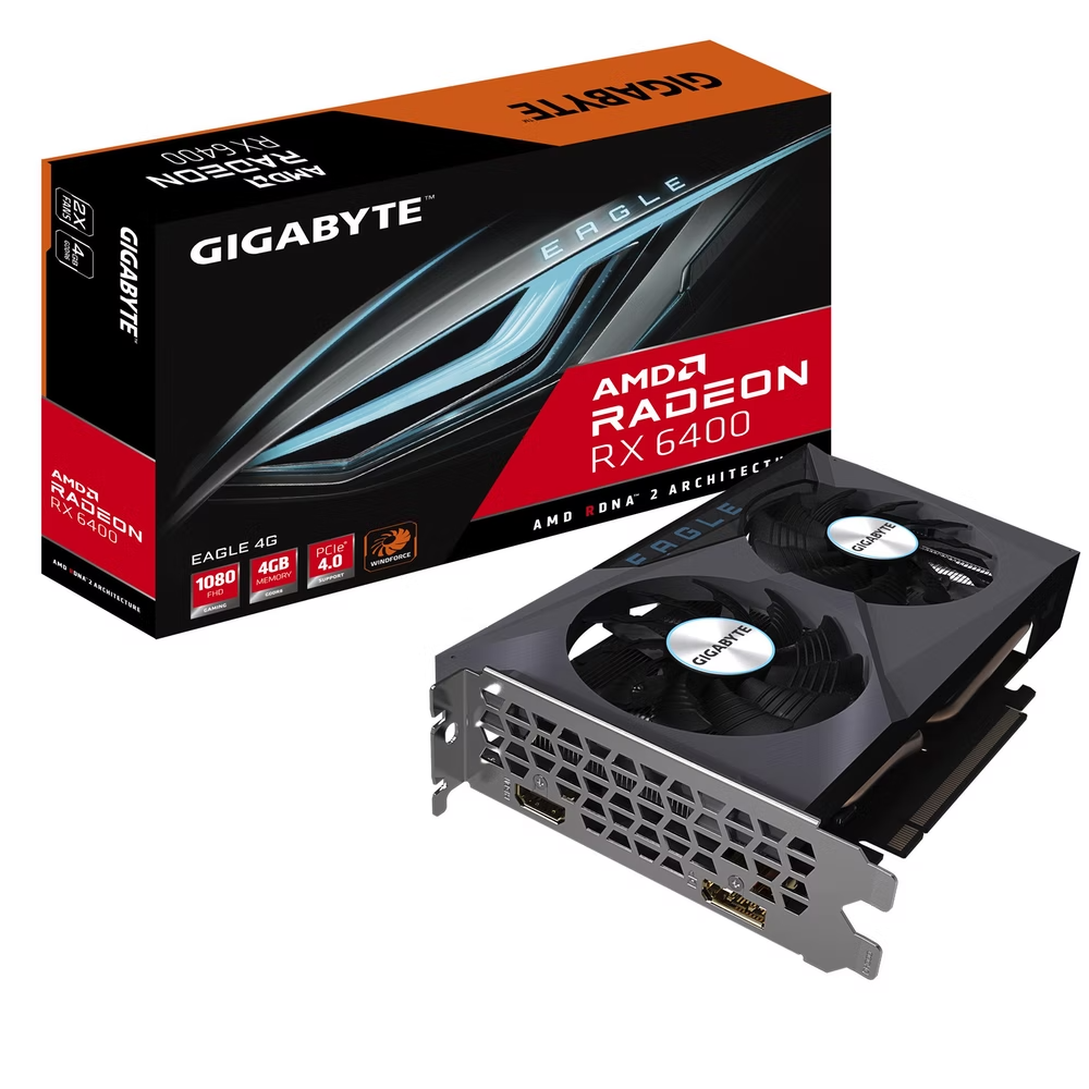 GIGABYTE Radeon RX 6400 EAGLE 4GB GDDR6 Graphics Card for sale online ...