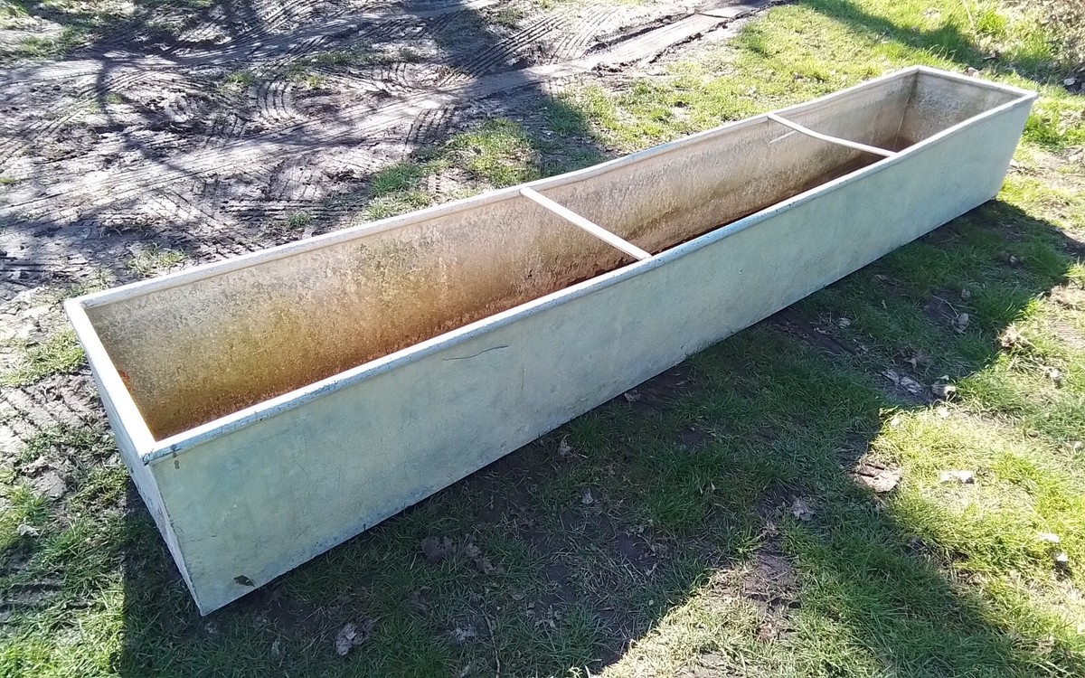 Rectangular Galvanized Water Trough