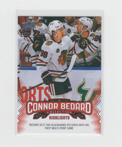 2023-24 Upper Deck Connor Bedard Collection Highlights card #20 | eBay