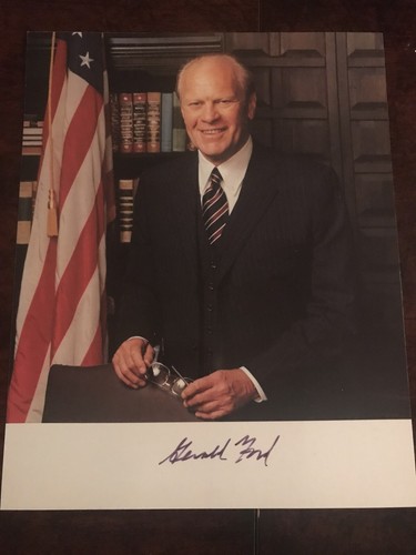 Gerald Ford Autographed Color Photo | eBay