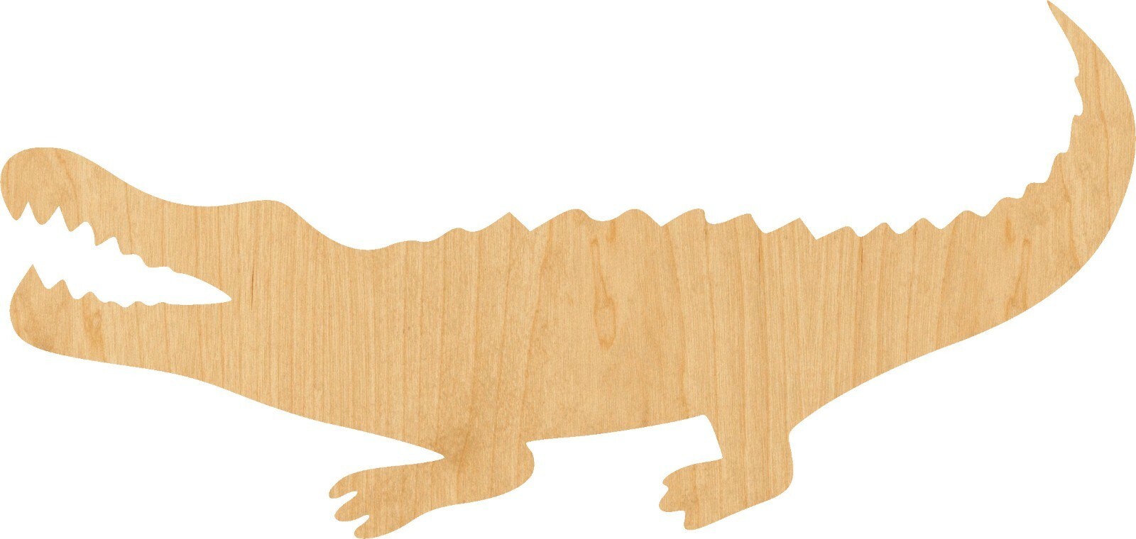 Alligator Laser Cut Out Wood Shape Craft Supply - Woodcraft Cutout | eBay
