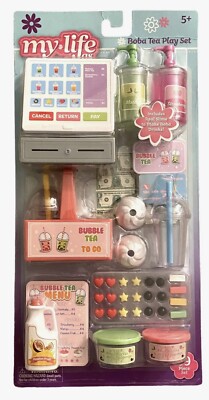 My Life As 39 Pieces Boba Tea Play Set For 18" Dolls Bubble Tea NEW | eBay