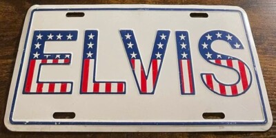 Elvis Presley Booster License Plate King of Rock & Roll Tupelo ...