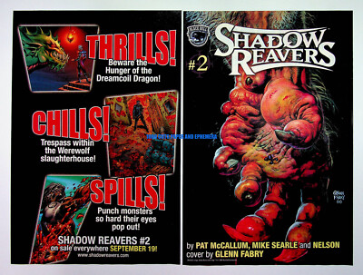 Shadow Reavers Black Bull Comics 2001 Trade Print Magazine Ad Poster ...